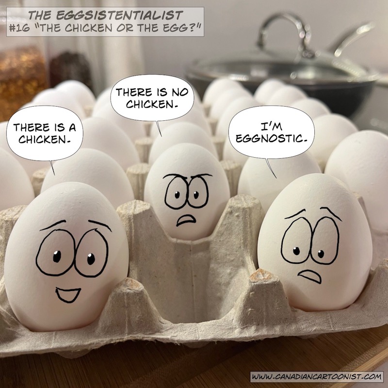 The EGGsistentialist #16 – The Chicken or the Egg? – Vintage SF