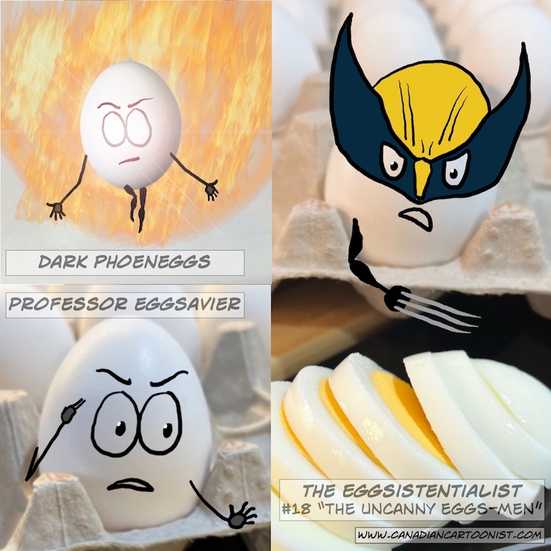 The EGGsistentialist #18 – The Uncanny Eggs-Men – Vintage SF
