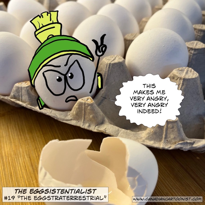 The EGGsistentialist #19 – The Eggstraterrestrial – Vintage SF